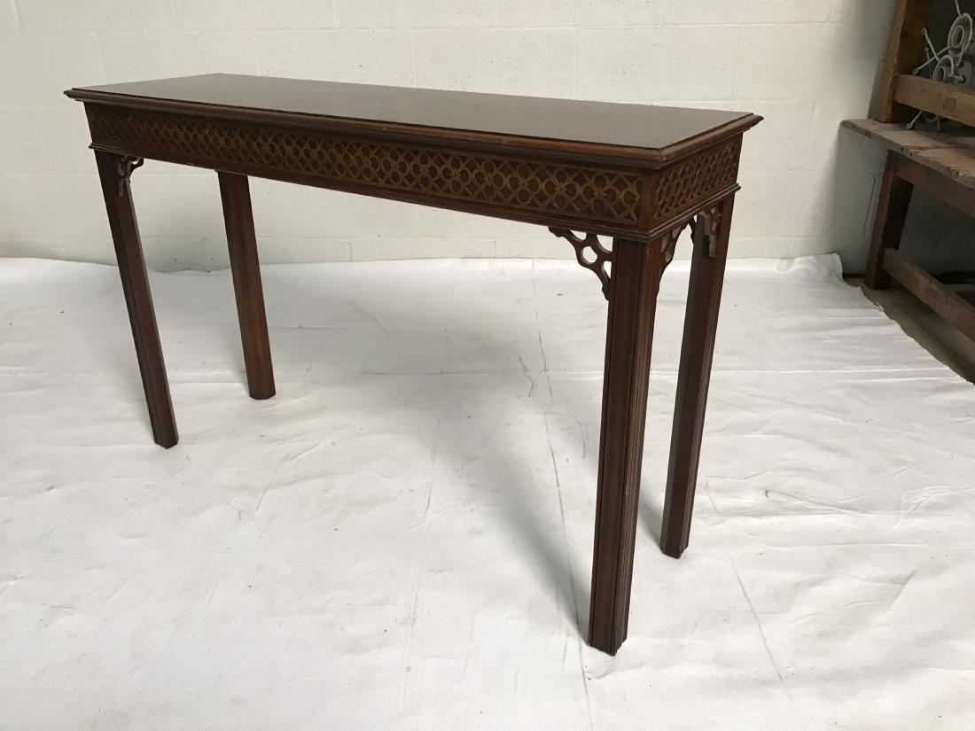 Chippendale style console table