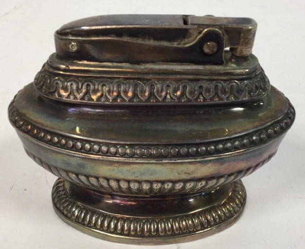 Vintage Ronson Queen Anne Lighter Vintage Silver Plate
