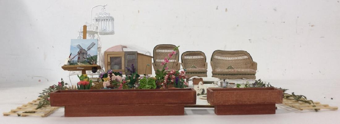 Conservatory And Garden Dollhouse Accessories
