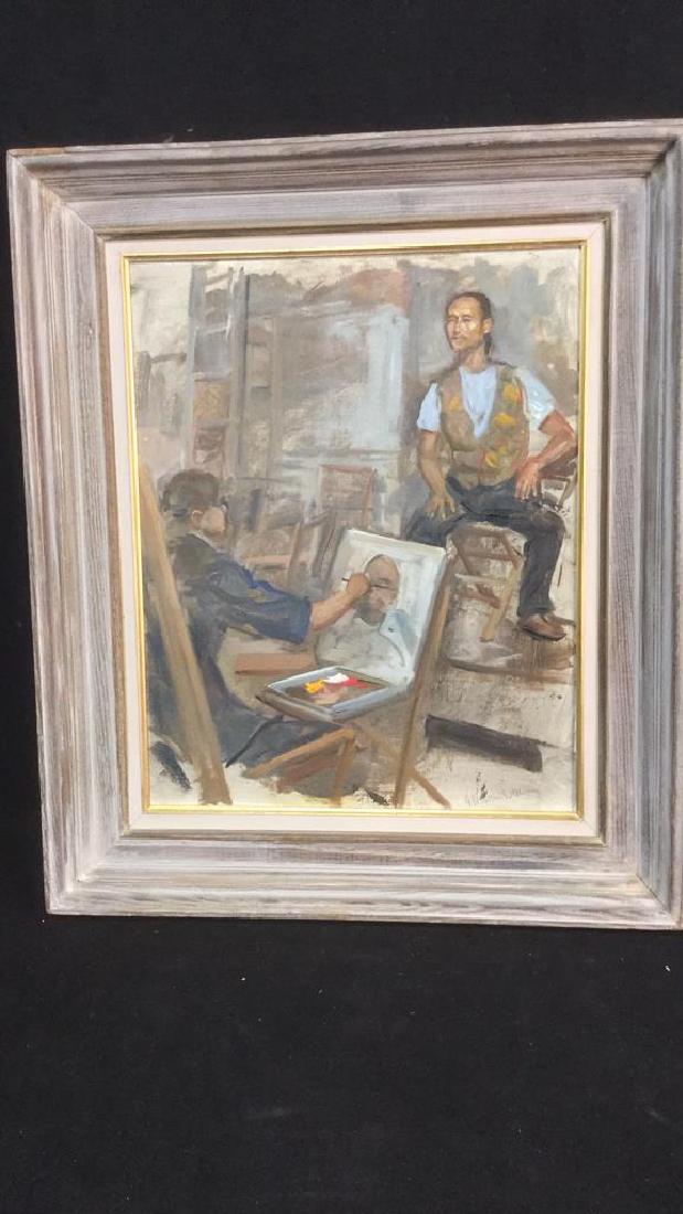 Albert Wasserman Original Signed Oil on Canvas