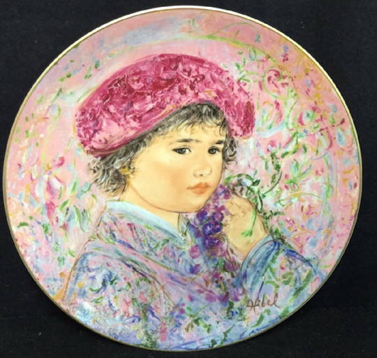 Edna Hibel Le Marquis Maurice Pierre Plate