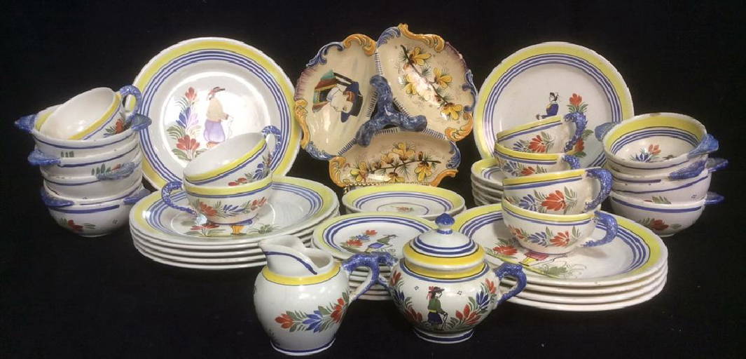 Quimper France Vintage Dishes