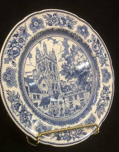 Yale Wrexham Tower Plate, Memorial Quadrangle 1920