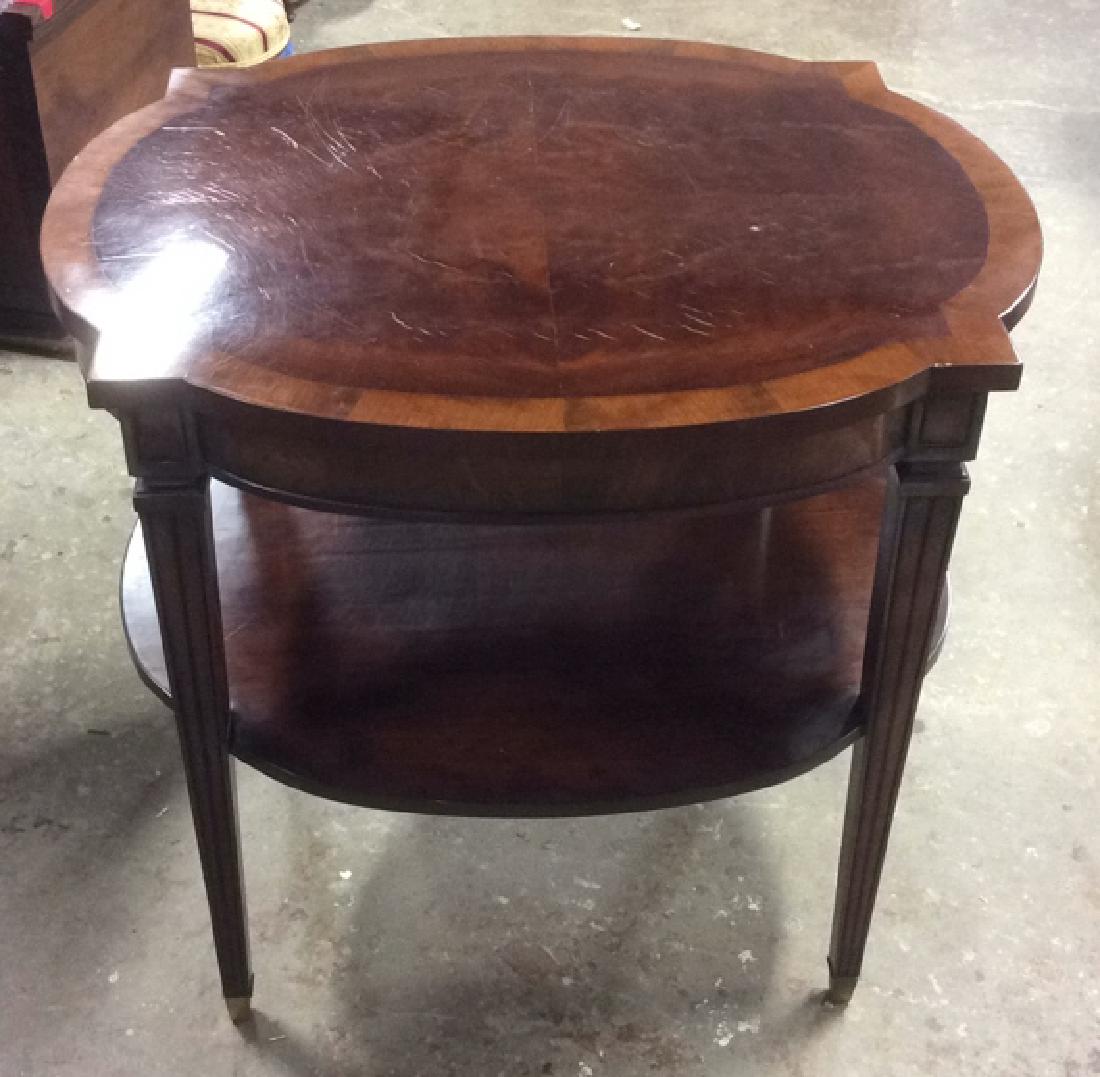 Burned Mahogany End Table