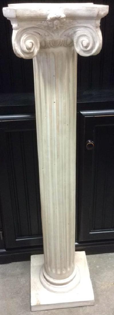 Ceramic/ Stone/Composite White Toned Pillar