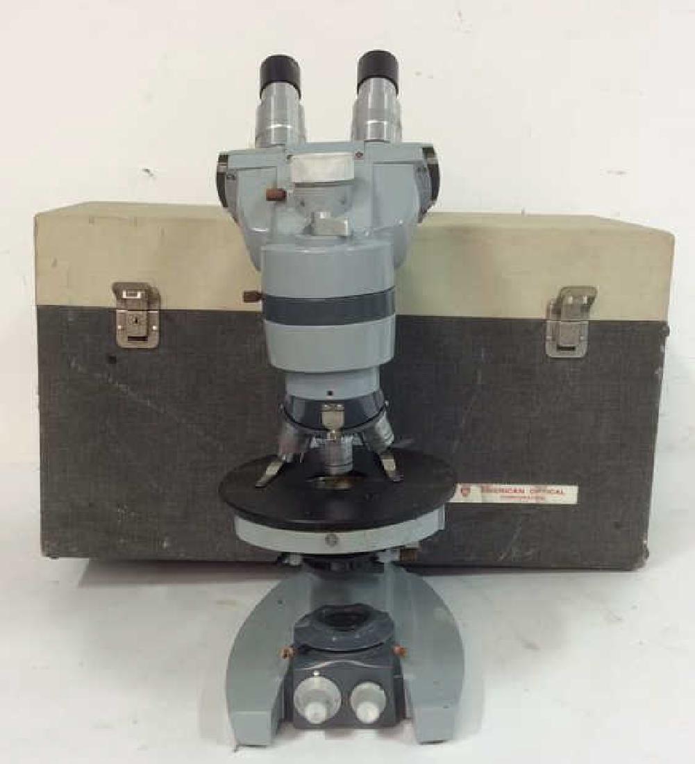 Vintage Ao Spencer Binocular Microscope