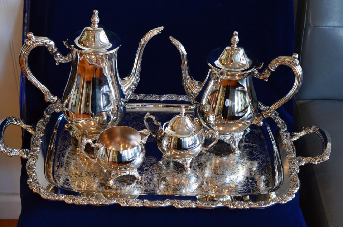 ONEIDA Silverplate 5 piece Coffee/Tea Service Set