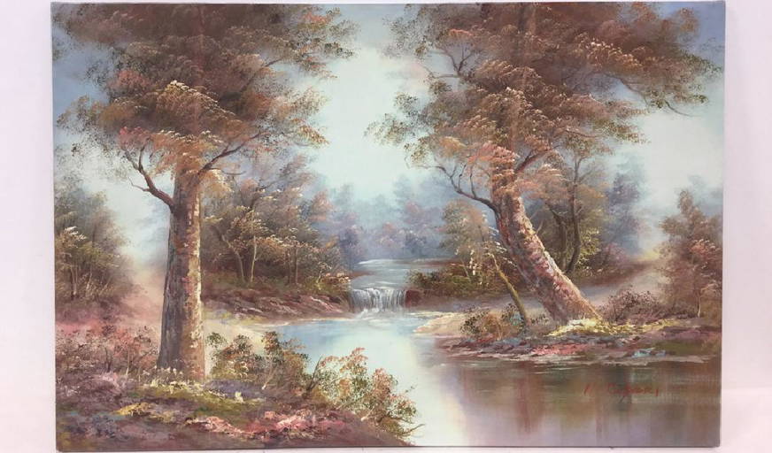 Landscape Oil Painting By Irene Cafieri