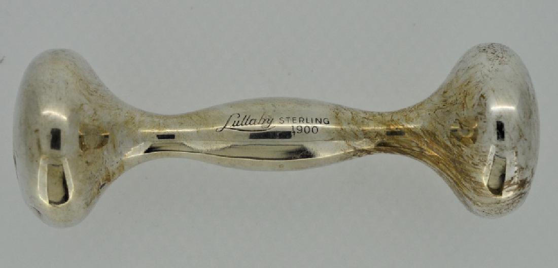 Vintage 1900 Sterling Baby Rattle