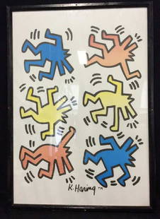 Keith Haring Art Print Art Print Dancing Figures