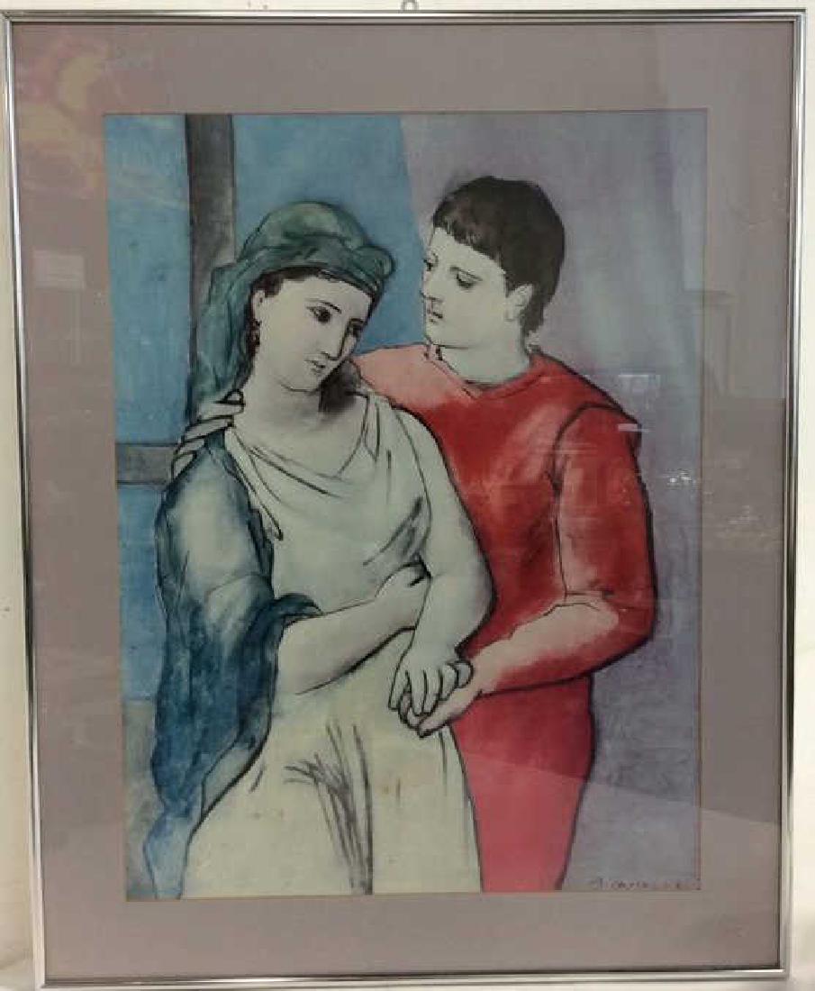 Art Poster Pablo Picasso The Lovers