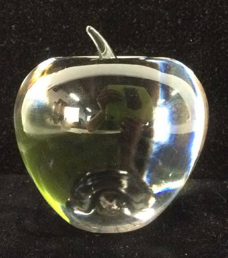 Tiffany & Co Crystal Glass Apple
