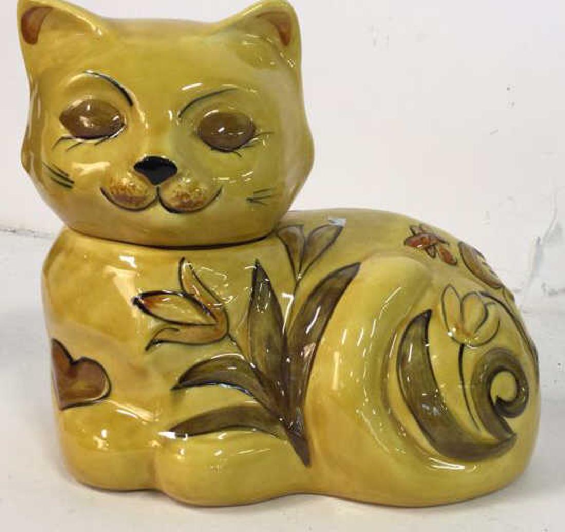 Vintage Ceramic Cat Cookie Jar