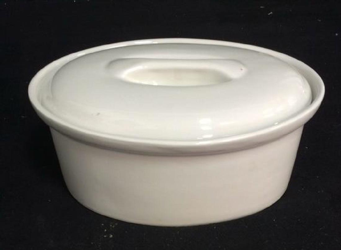 Apilco France 1 Quart Oval Covered Casserole