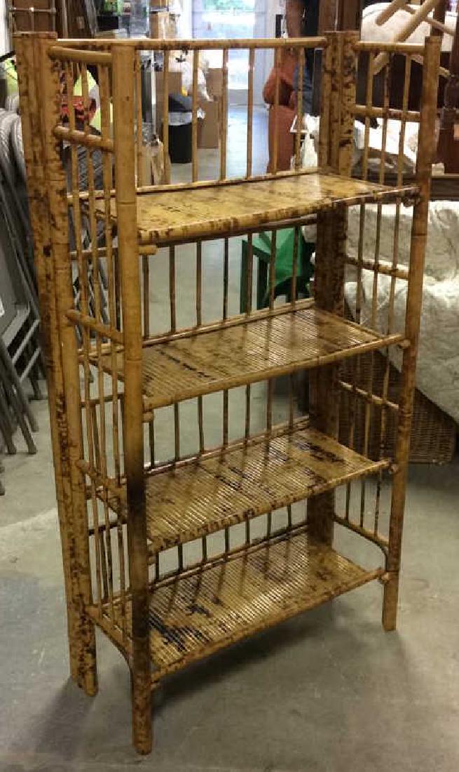 Faux Bamboo or Bamboo Display Shelf