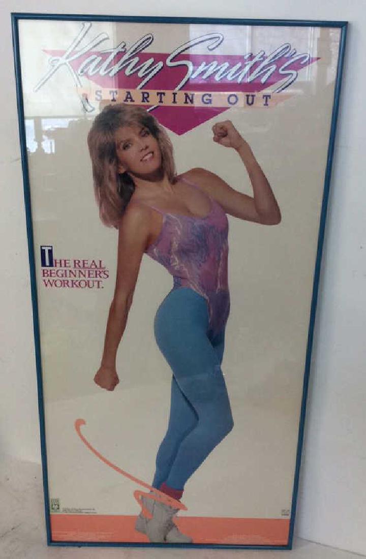 Vintage KATHY SMITH Framed Work Out Poster - Jul 11, 2018 | The Benefit ...