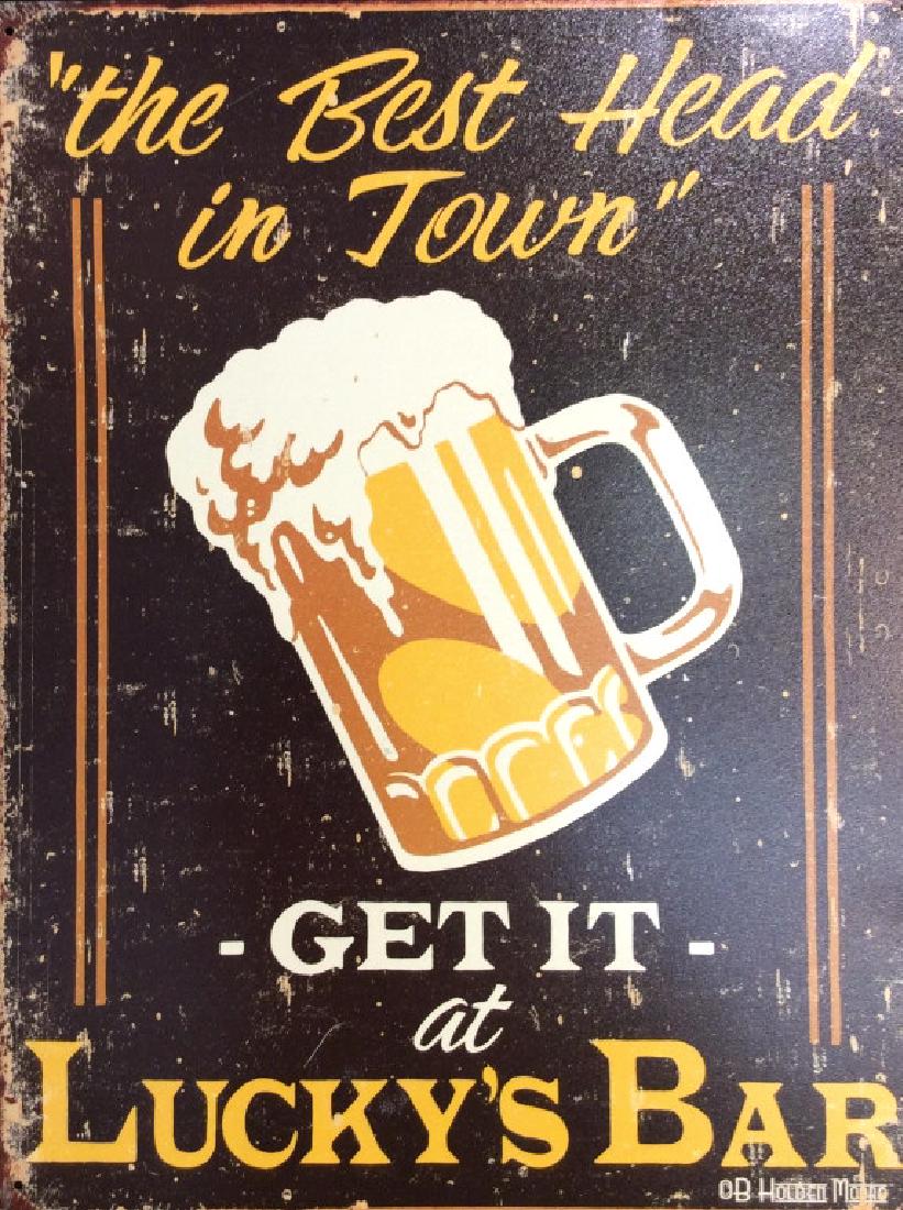 Dewing Moore Signs Lucky’s Pub Tin Sign