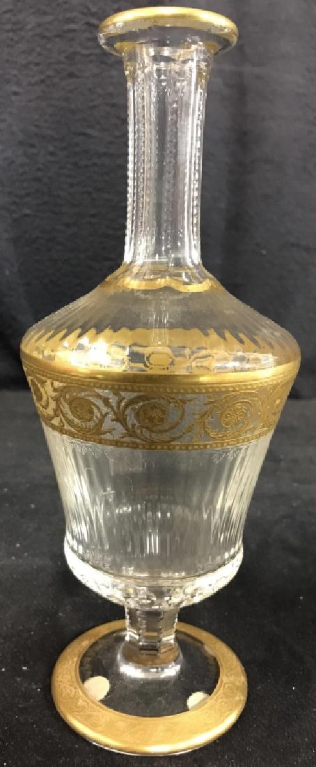 ST LOUIS FRANCE CRISTAL Ornately Detailed Decanter