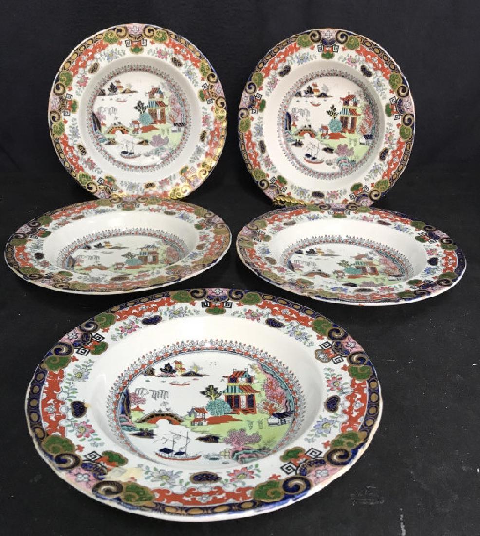 Set 5 Ashworth Ironstone Ceramic Porcelain Plates - Sep 12, 2018 | The ...