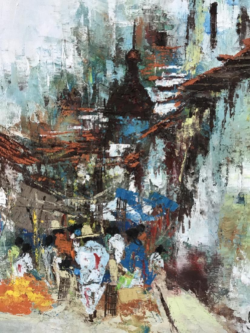 GOMEZ Signed Framed Painting On Canvas