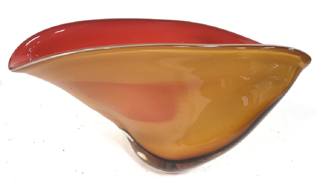 Poss MURANO Poss Handblown Art Glass Bowl