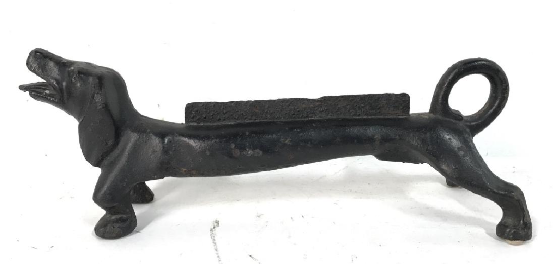 Vintage Cast Iron Dog Boot Scraper