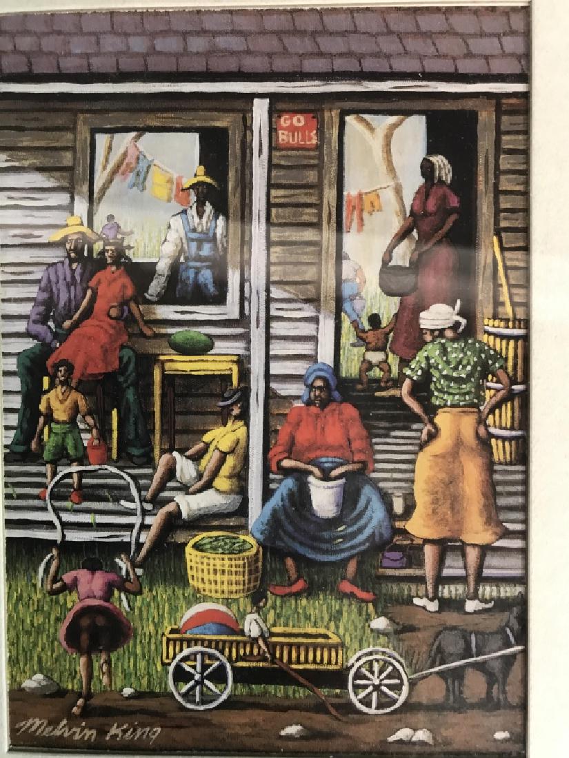 Melvin King Framed Print Artwork