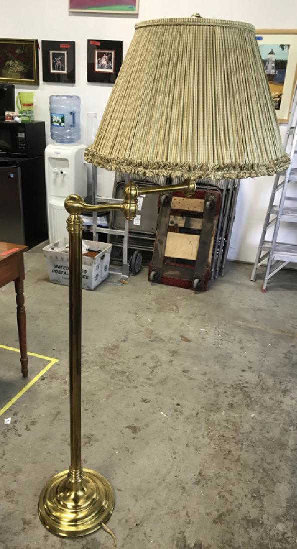 Antique Brass Swing Arm Floor Lamp Antique Brass Swing Arm Floor Lamp
