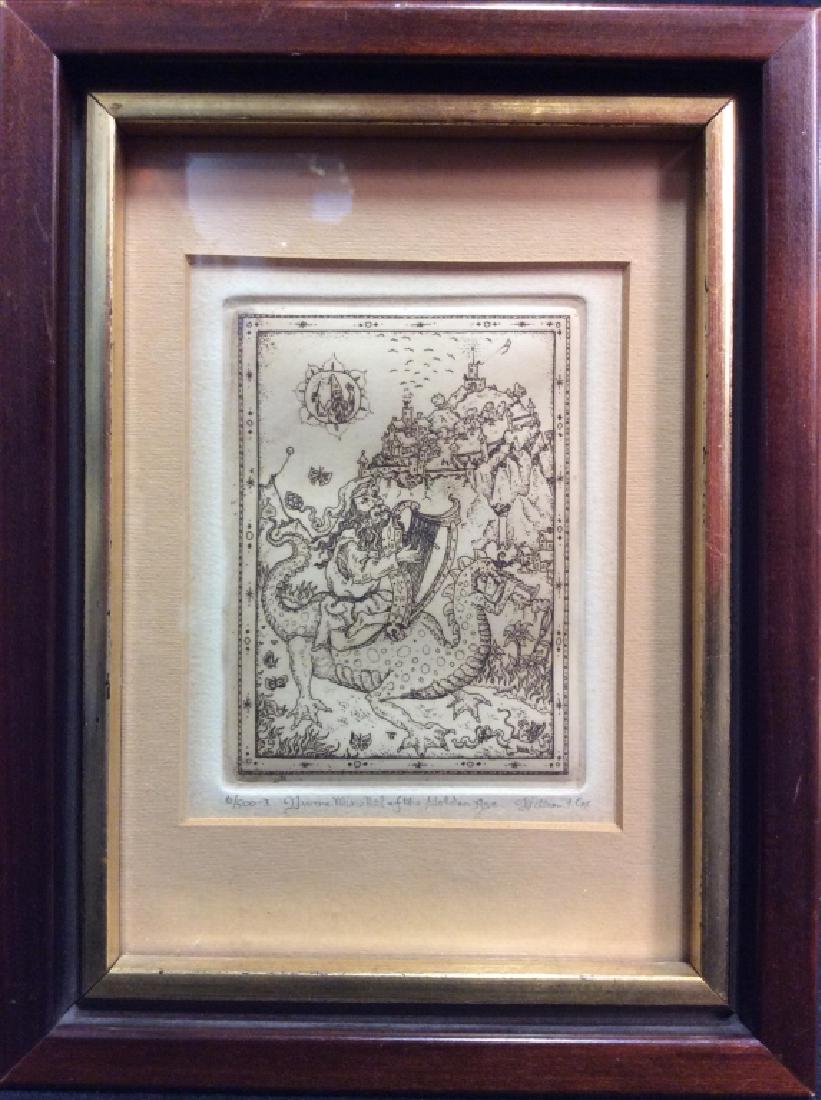 Editioned/Signed Etching Print William Cox