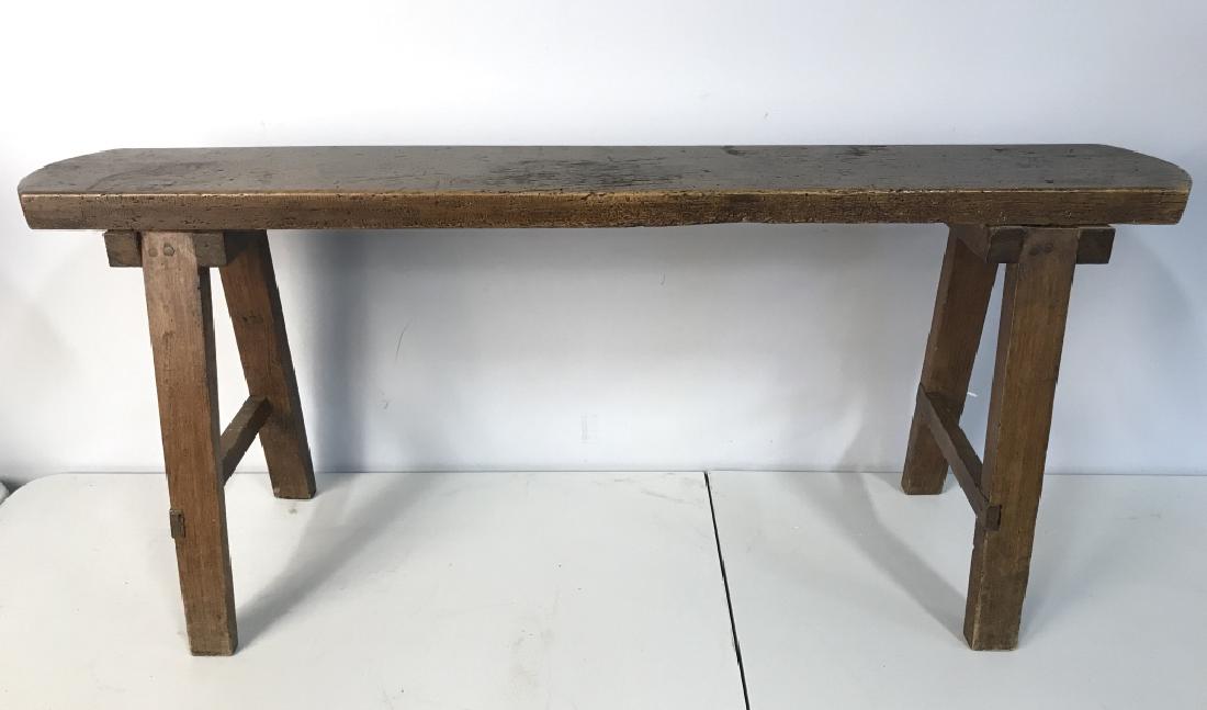 Antique Chinese Work Bench Plank Top