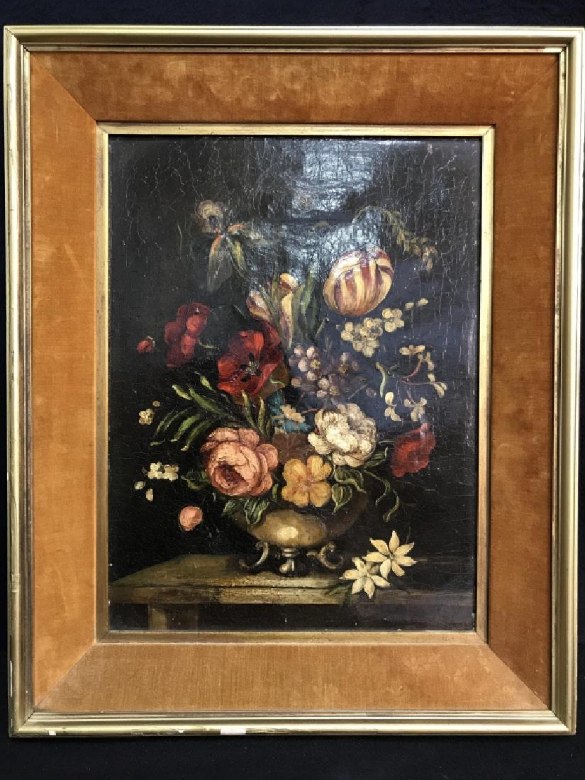 Antique EDITH NICOLA NEWTON Framed Oil On Canvas,