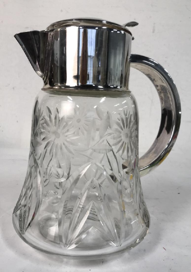 Retro Vintage Silver. West Germany Pitcher Carafe