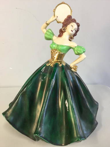 Vintage Ceramic Figure Of A Flamenco Dancer