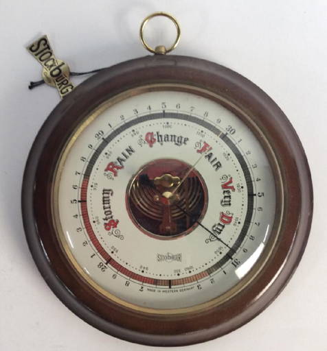 Stockburger Wall Hanging Barometer, Germany