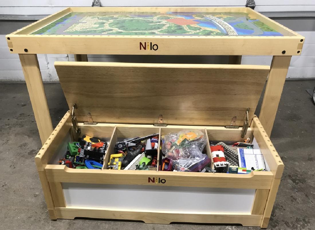 Nilo Play Table And Bench With LEGO Inside