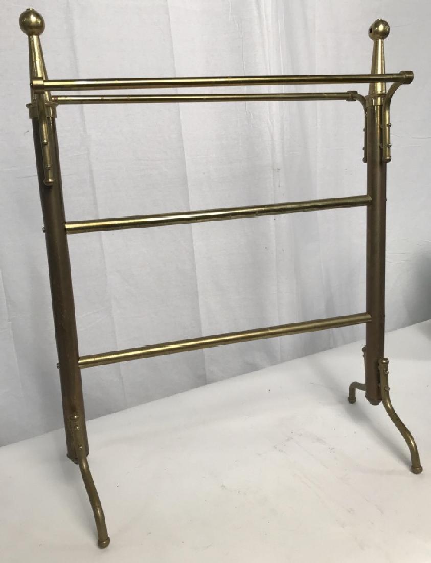 Vintage Style Brass Towel Rack