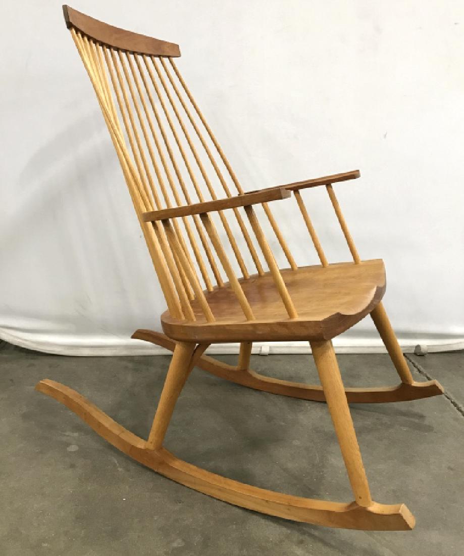 Thomas Moser Style Hand Made Wooden Rocking Chair