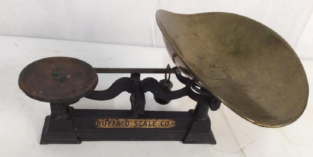 Antique Buffalo Scale Co. Grocers Metal Scale