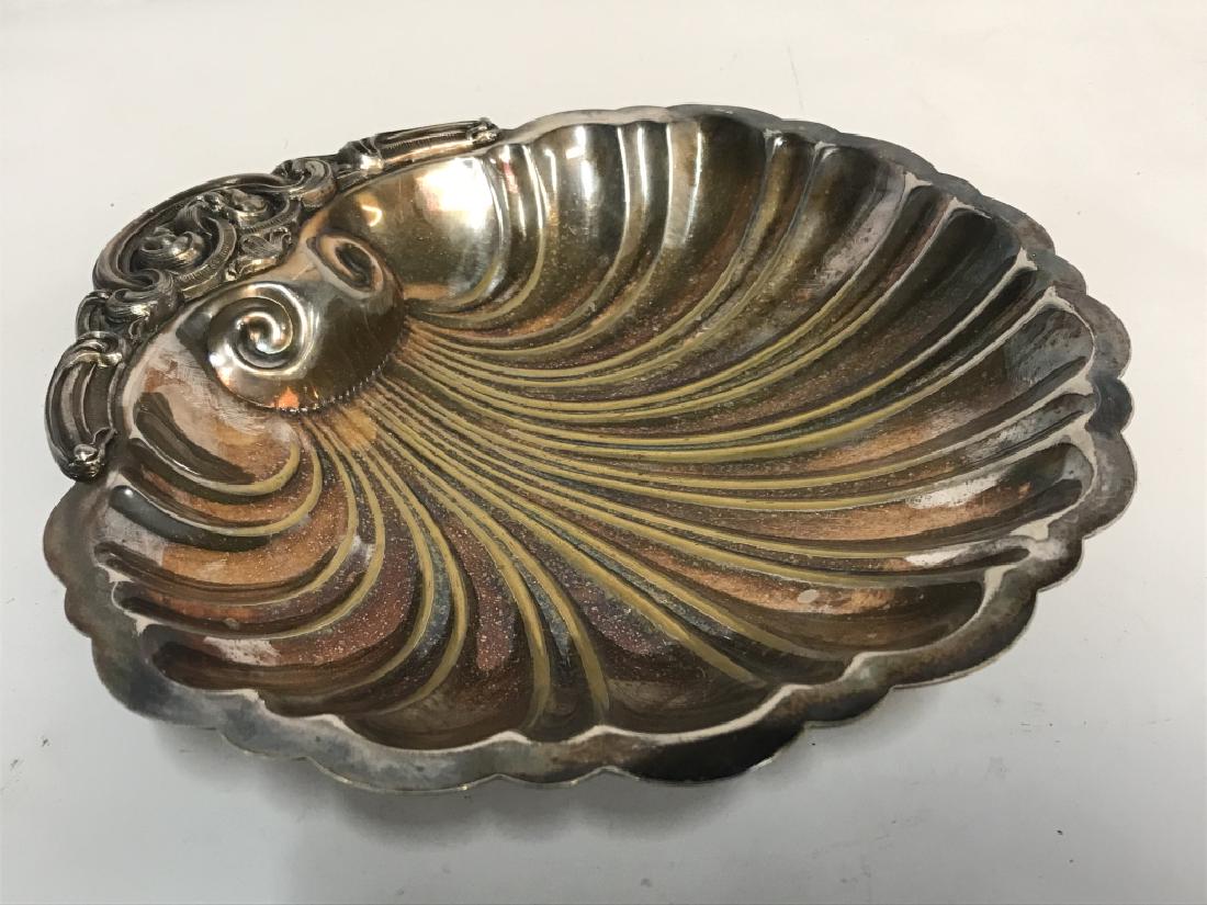 English Silver Mfg. Corp Silver Plated Shell Bowl
