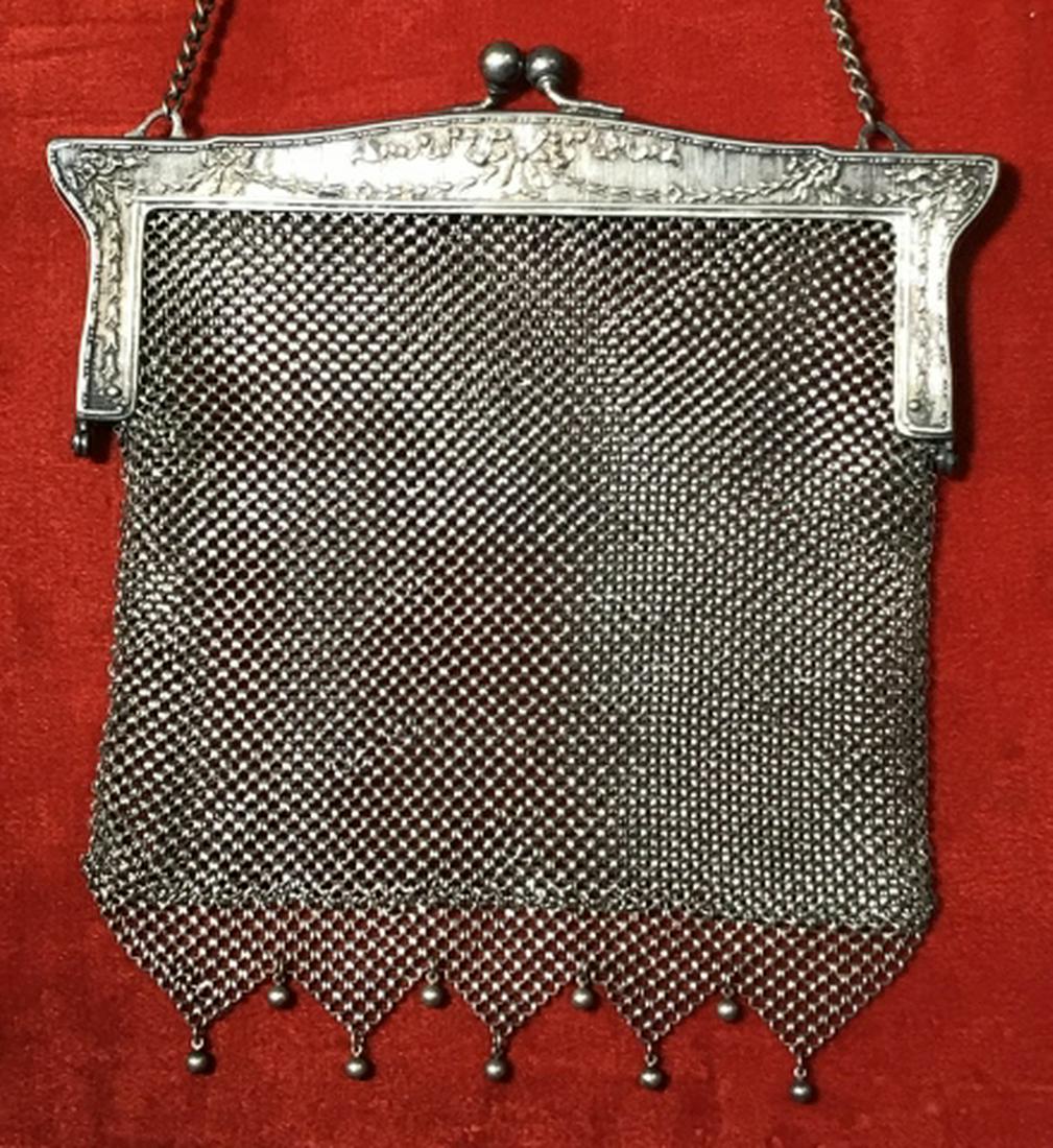 ANTIQUE VICTORIAN GERMAN SILVER Chainmail Purse - Aug 14, 2019 | The ...