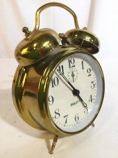 Equity Vintage Twin Bell Alarm Clock
