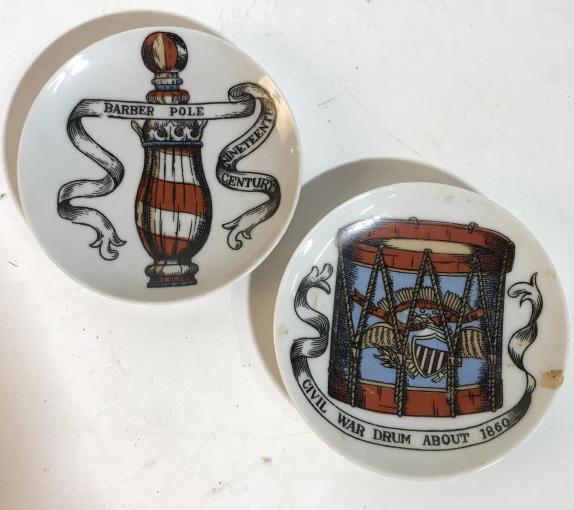 2 Vintage Lipper & Mann Collectible Plates