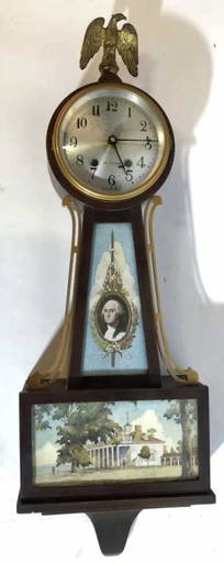Antique Seth Thomas George Washington Wall Clock