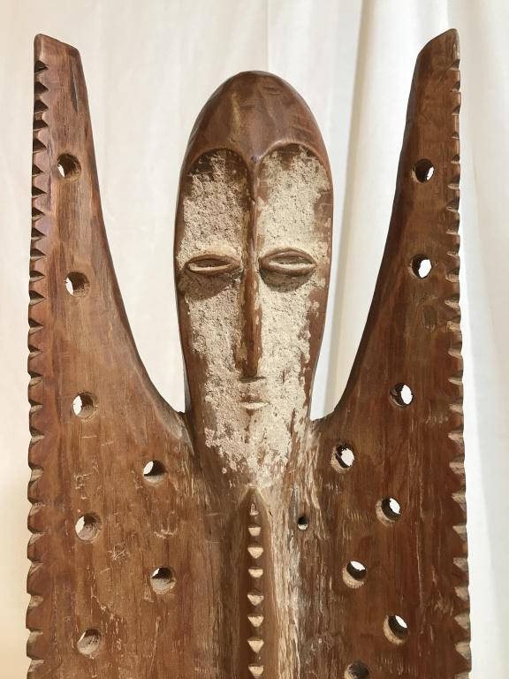 African Art Lega Tribe Pierced Wooden Sculpture - Nov 20, 2019 | The ...
