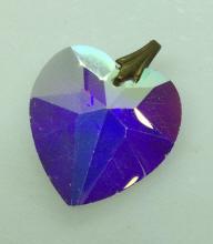 Rainbow Crystal Heart Pendant