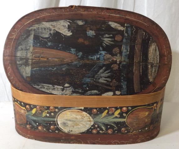 Early American Painted Wood Keepsake Box - Feb 19, 2020 | The Benefit ...