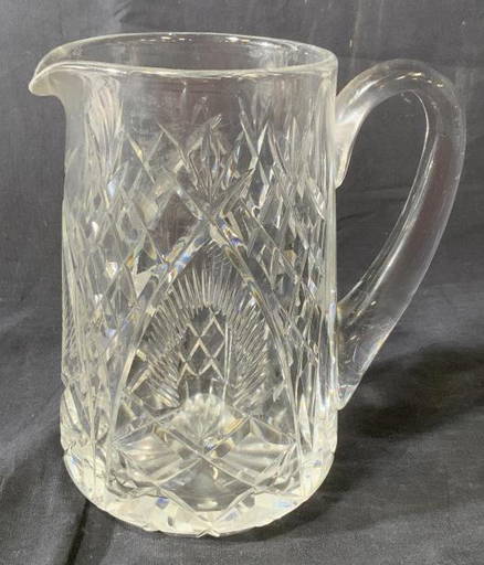 Vintage Cut Glass Pitcher