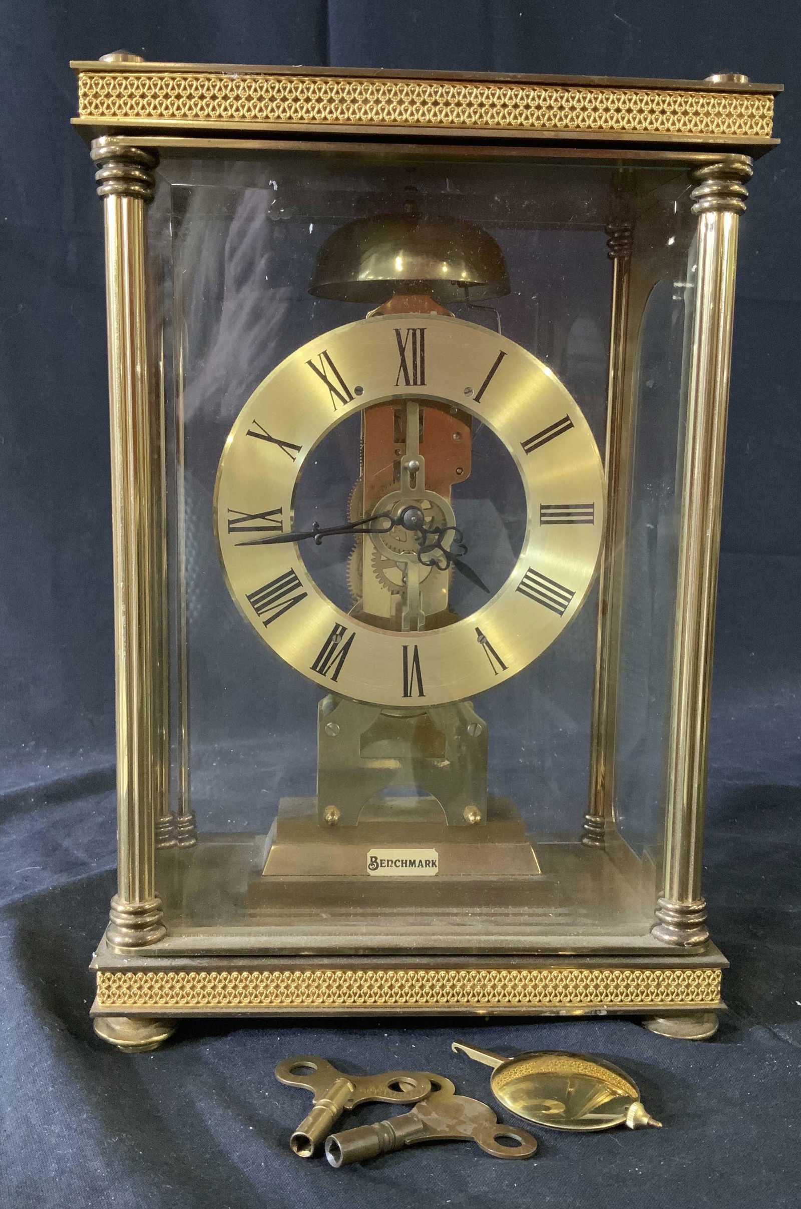 Benchmark Brass Glass English Mantle Clock - Jun 17, 2020 | The Benefit ...