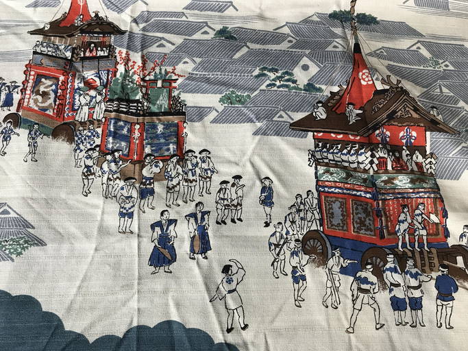 Japanese Hand Painted Textile Art