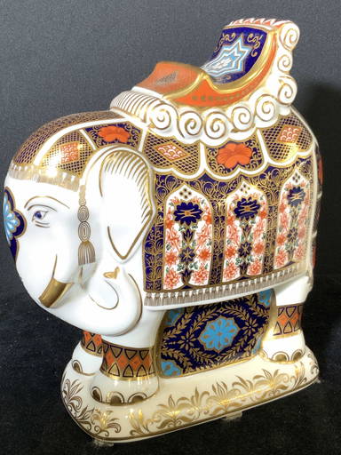 Royal Crown Derby Trademarked Elephant Figural